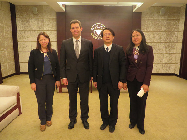President Wu Zhaohui Meets with President of the University of York