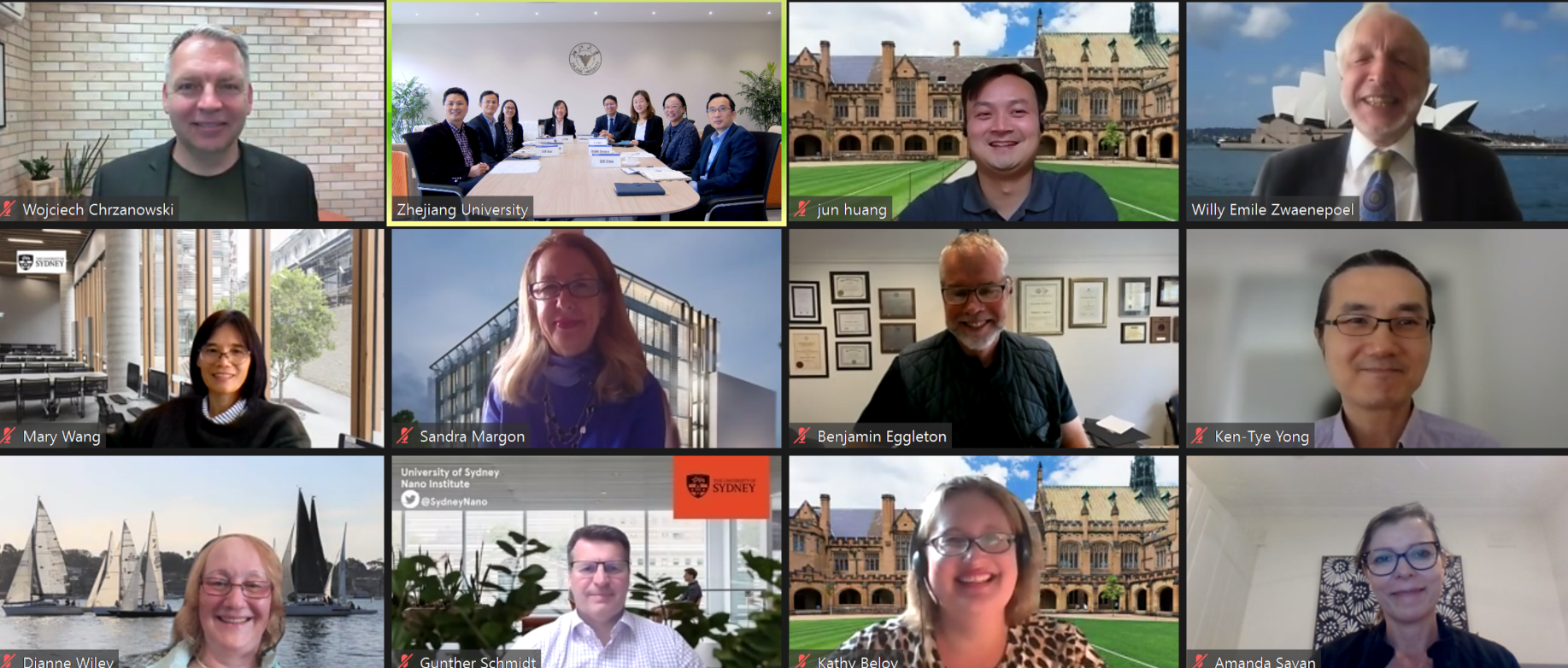 ZJU and USYD sign MoU to launch a joint lab on sustainable environment